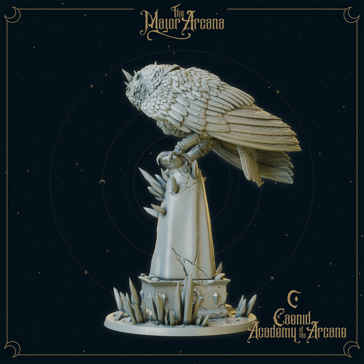 3D Printable Tylluan, the Watcher - Giant Owl by The Major Arcana