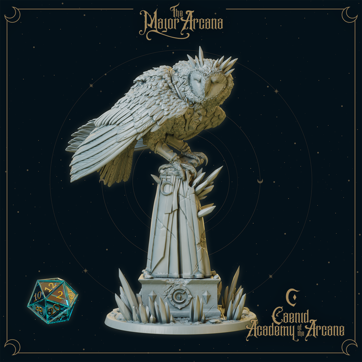 3D Printable Tylluan, the Watcher - Giant Owl by The Major Arcana