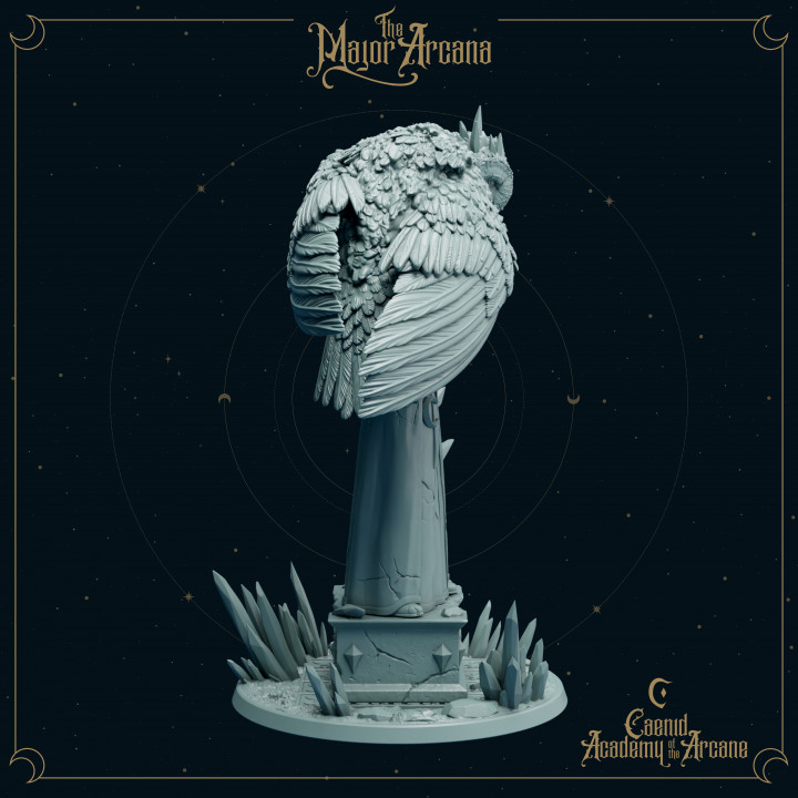 3D Printable Tylluan, the Watcher - Giant Owl by The Major Arcana