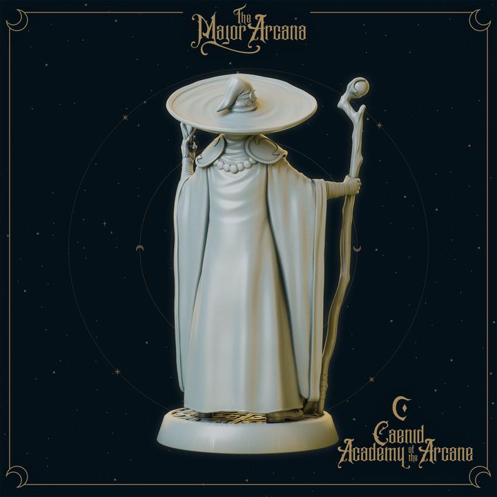 3D Printable The Magician - Human Wizard by The Major Arcana