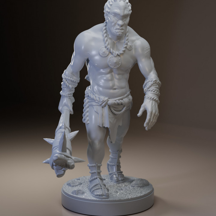 3D Printable Cyclops 75mm by Rogue Hero Minis