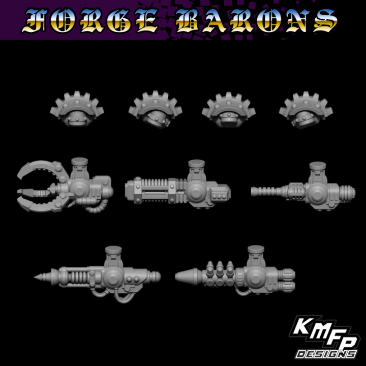 3D Printable Forge Barons - Martian Pattern Scout Knight by KMFP Designs