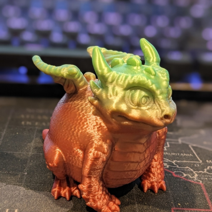 3D Printable Round dragon by Nikishin Alexandr