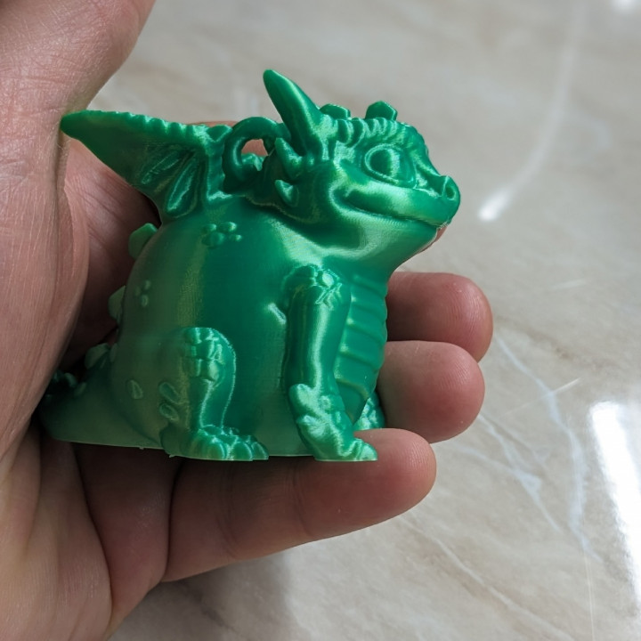 3D Printable Round dragon by Nikishin Alexandr