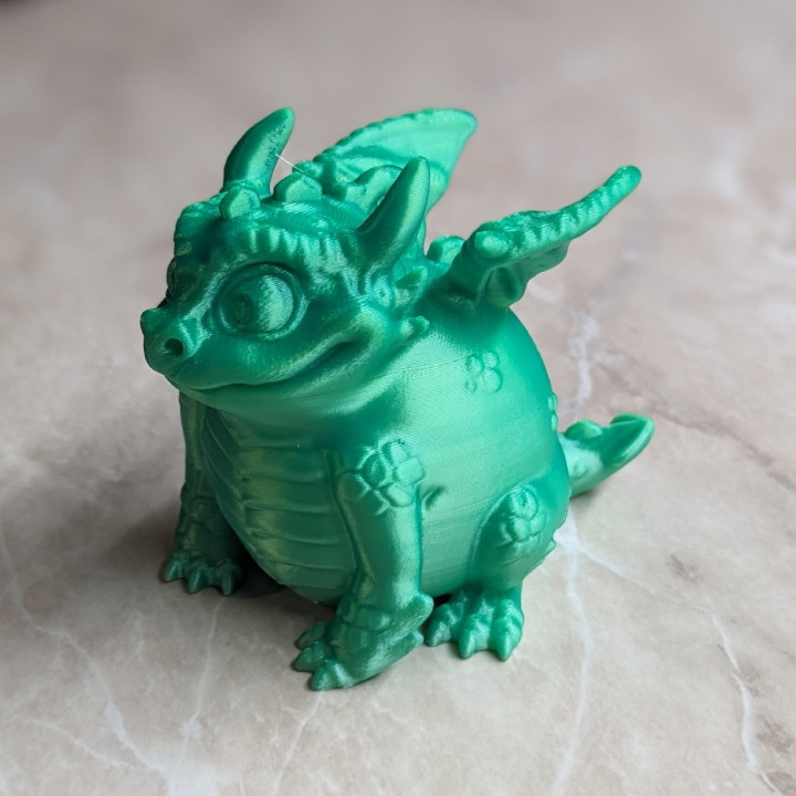 3D Printable Round dragon by Nikishin Alexandr