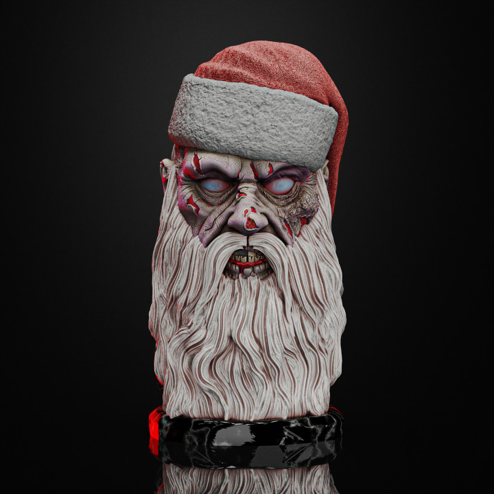 3D Printable Bad Santa (Pre-Supported) by Fotis Mint Studios