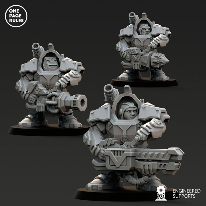 3D Printable Dwarf Guilds - Release #4 by One Page Rules