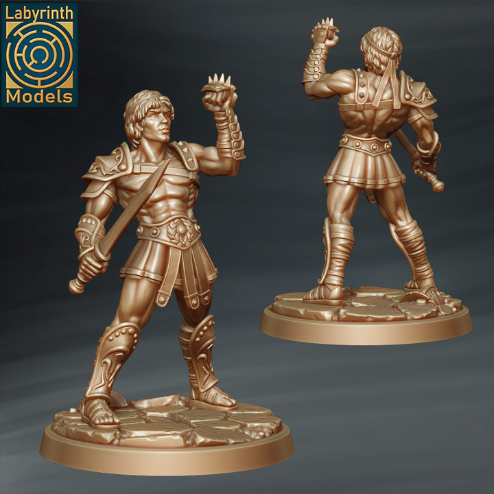 3D Printable Velites Gladiators - 32mm scale by Labyrinth Models