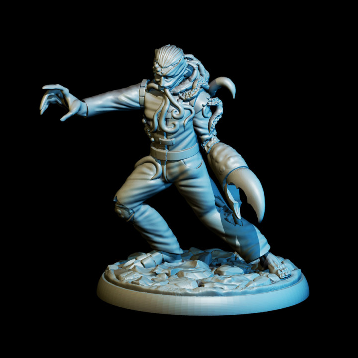 3D Printable Corrupted Zombie Scientists (3) by AntiMatter Games