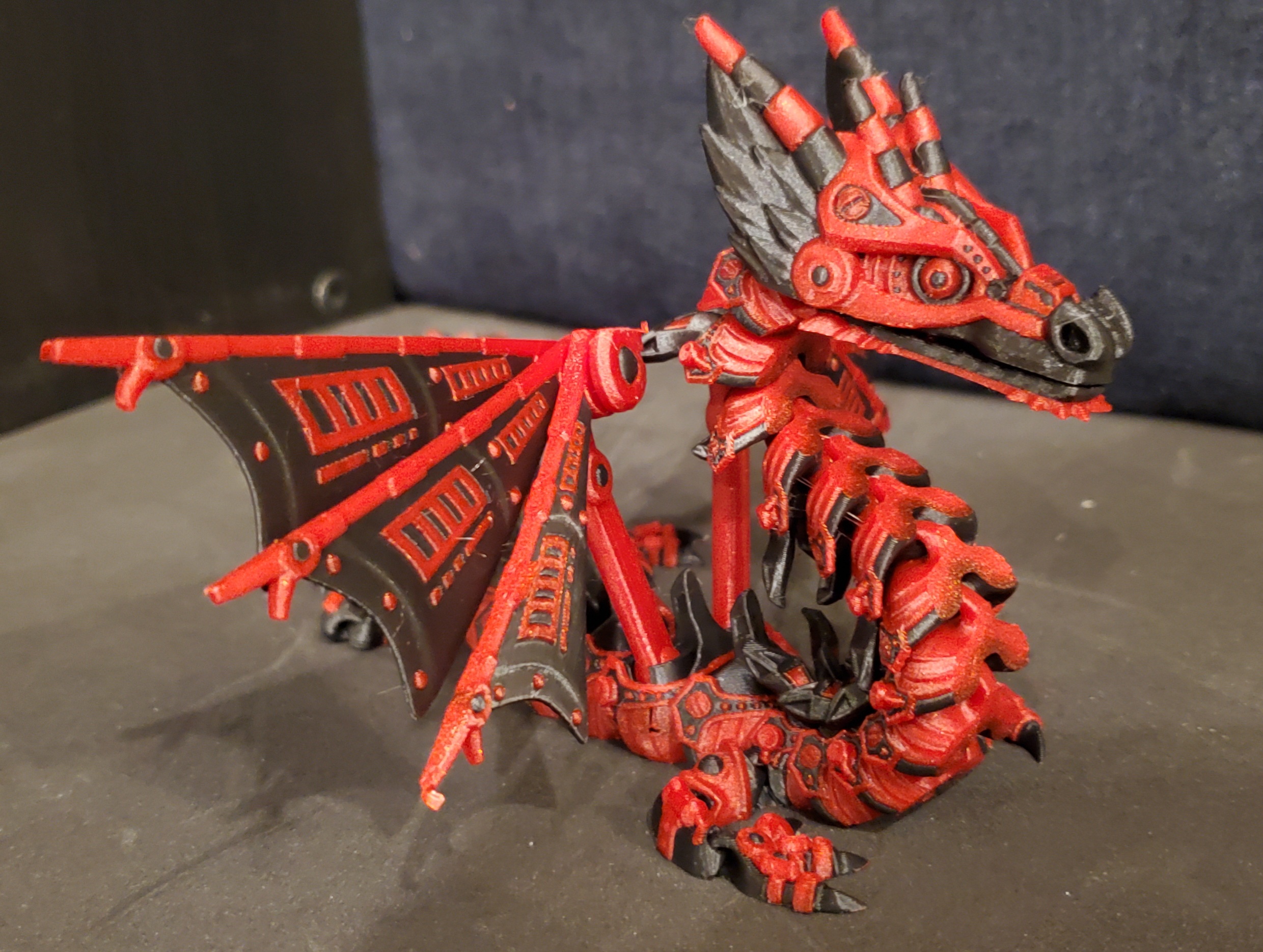 3D Printable Flexi Factory Mech Dragon by Flexi Factory