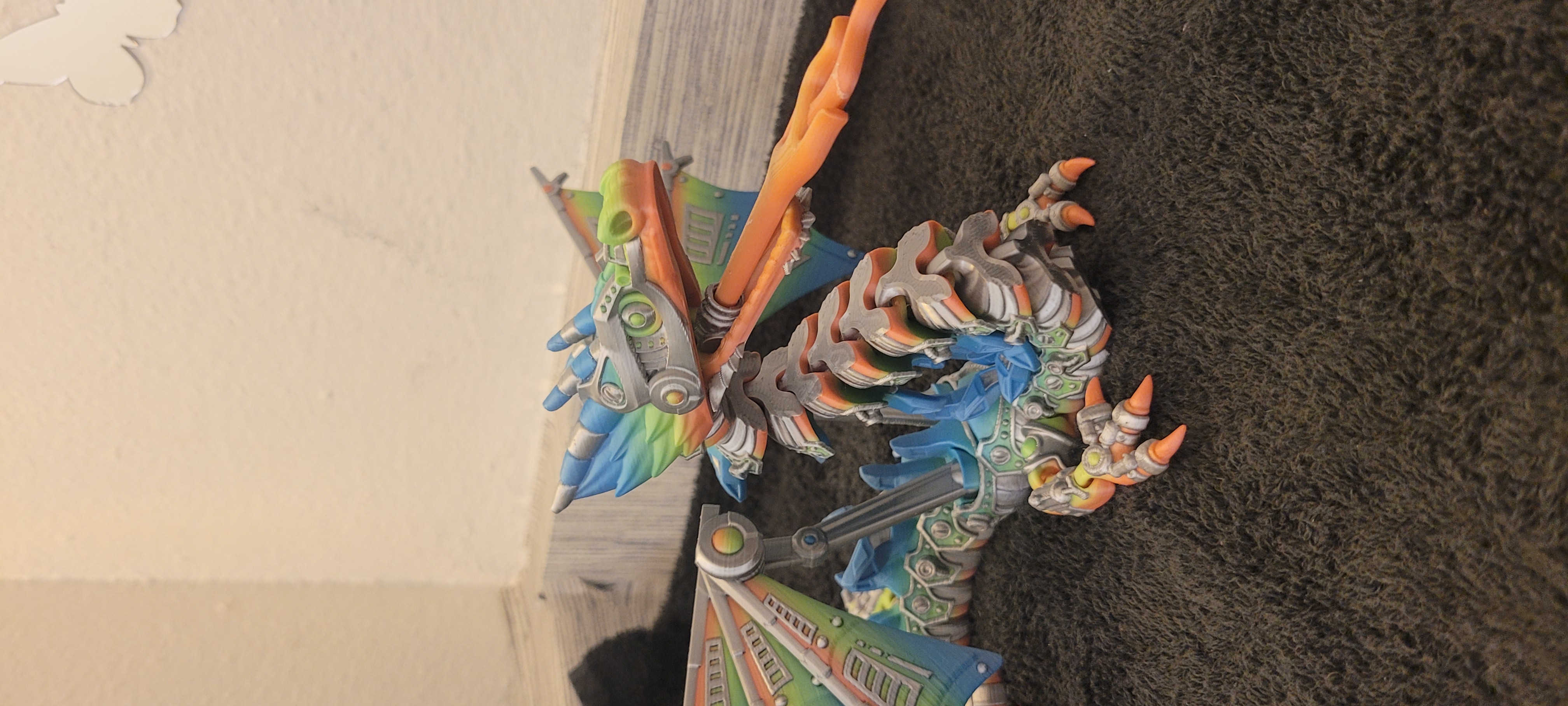 3D Printable Flexi Factory Mech Dragon by Flexi Factory