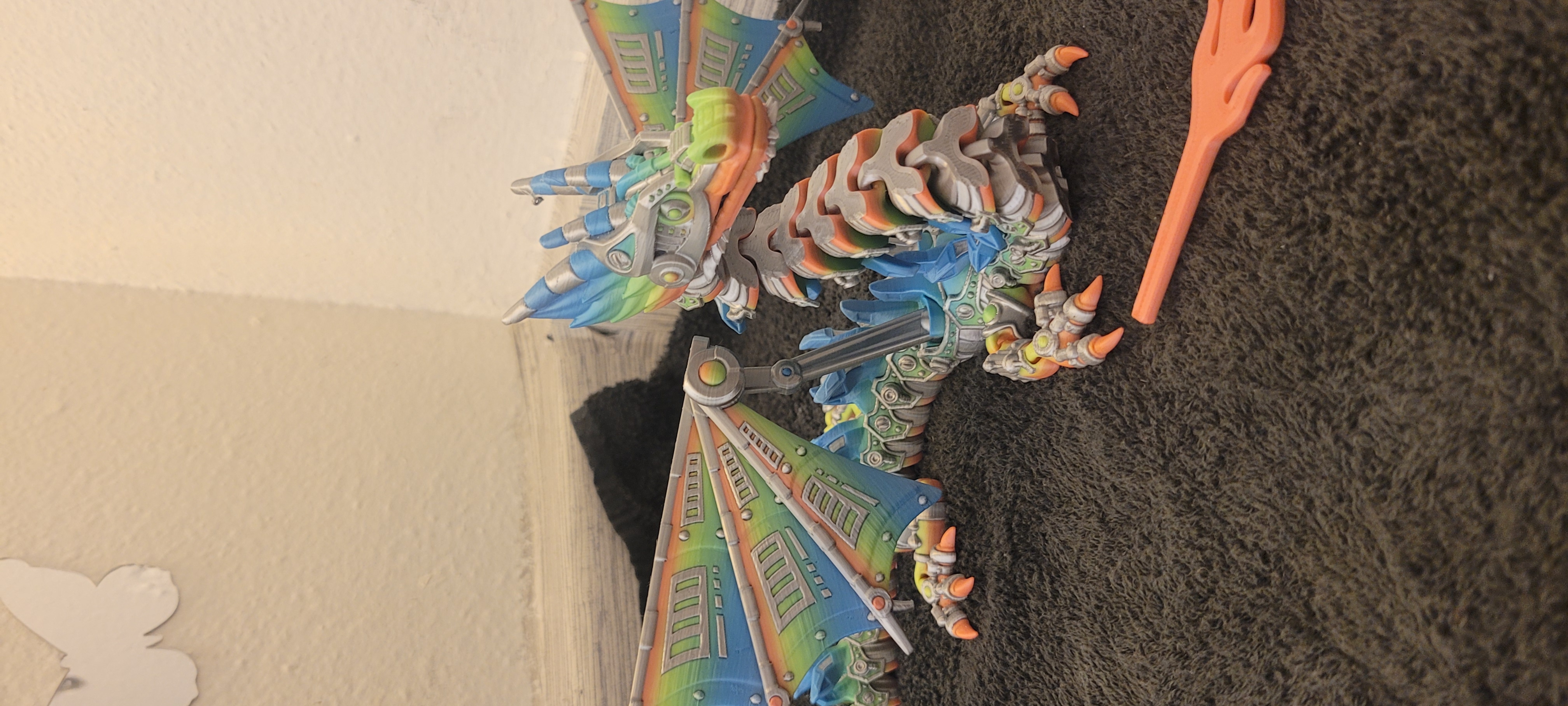 3D Printable Flexi Factory Mech Dragon by Flexi Factory
