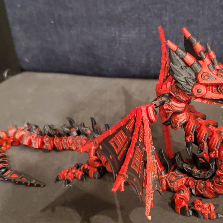 Impression 3D de Flexi Factory Mech Dragon par akf_was_here