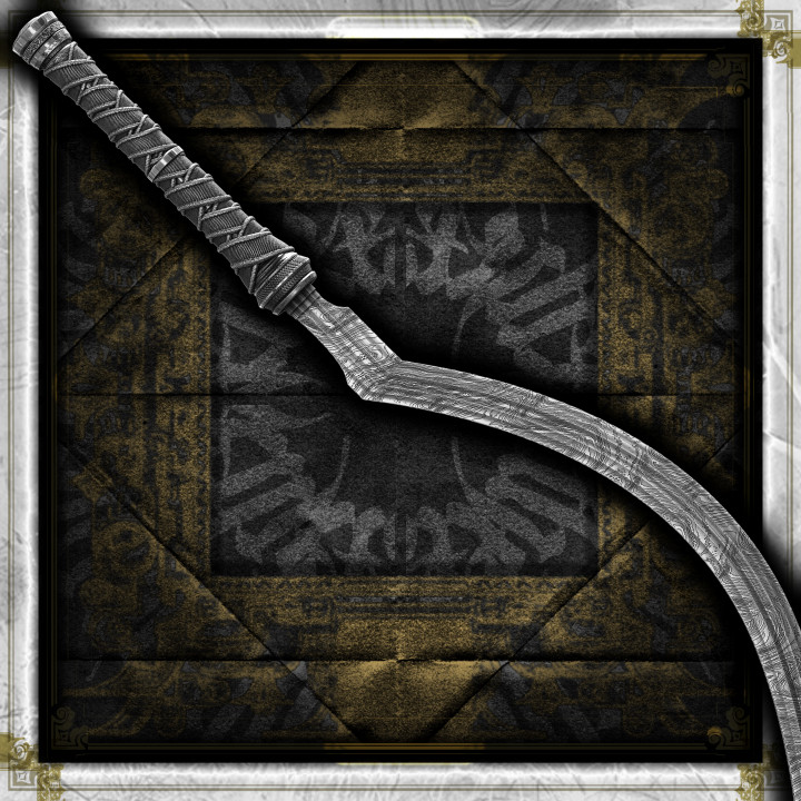 3D Printable The Heretics' Khopesh 1:1 (UPDATED 2.0) by Dungeon Master