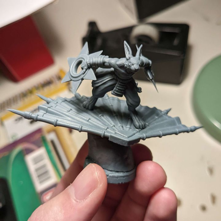 3D Printable Bushido Usagi - Shuriken Master Han by BlueWyvern