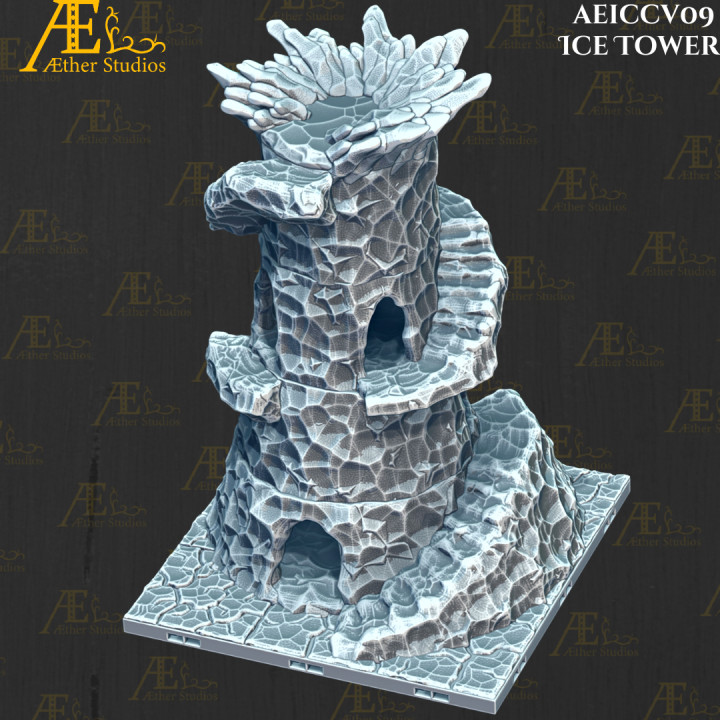 3D Printable AEICCV09 – Ice Tower by Aether Studios