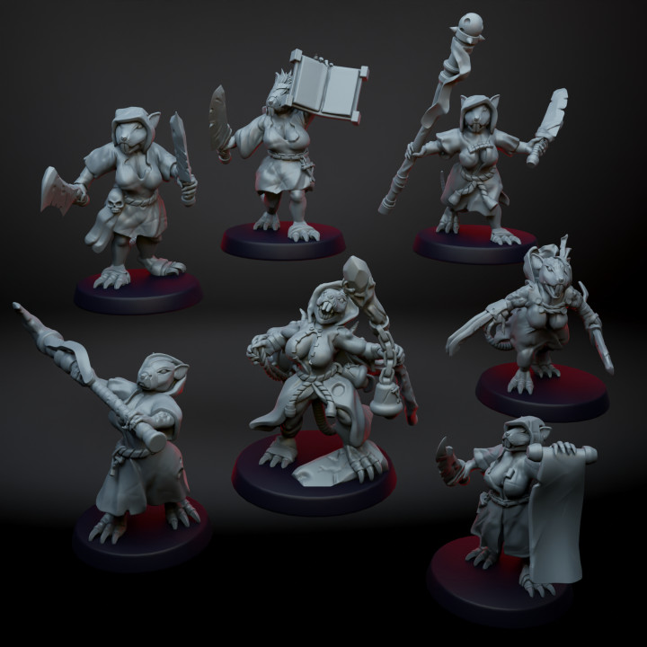 3D Printable Rat monks by RatMan Forge