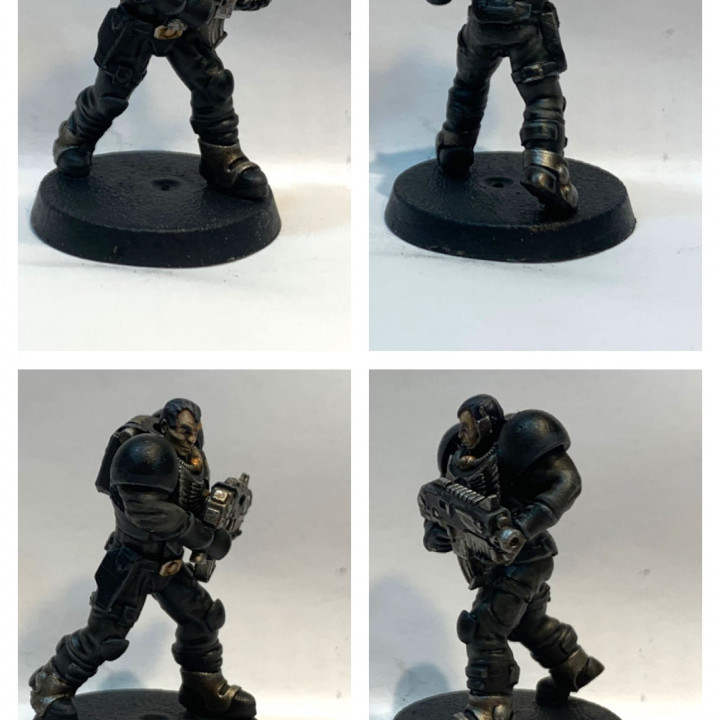 3D Print of Sergeant Nykol - Light scouts - Free model - Human empire ...