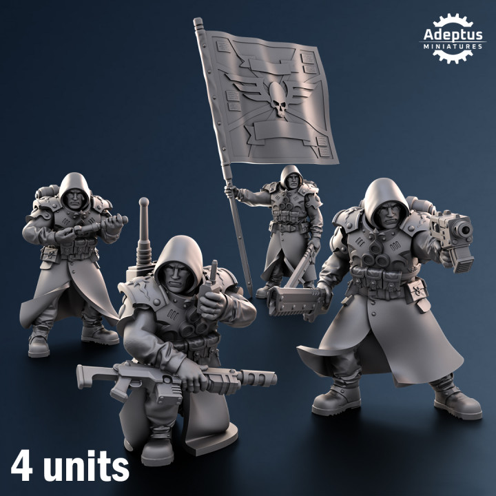3D Printable Command Squad. Janissaries Regiment. Imperial Guard by ...