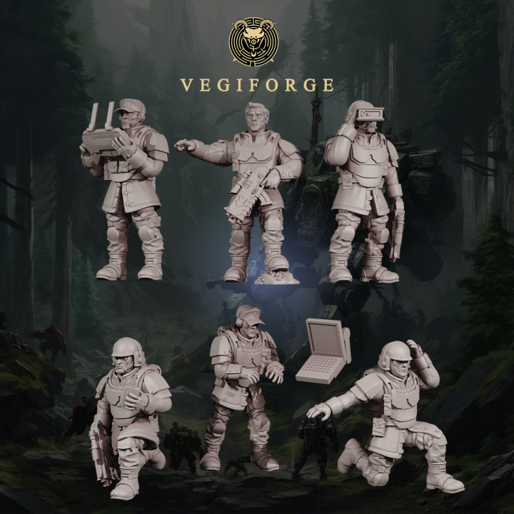 3D Printable Bellator Heavy artillery by Vegiforge