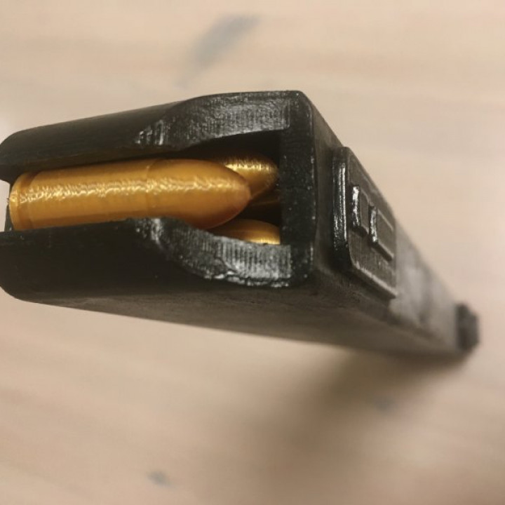 3D Printable Straight Magazine for Suomi KP/-31 by Ilkka