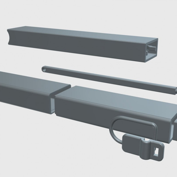 3D Printable Straight Magazine for Suomi KP/-31 by Ilkka