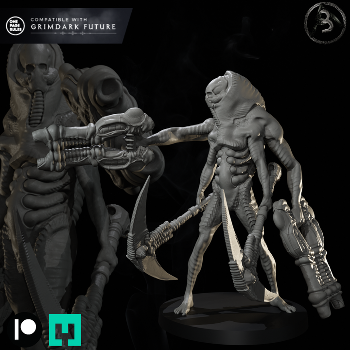 3D Printable ToA: Tharokin Hunters by bLUARt