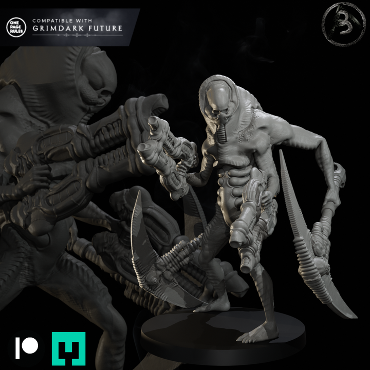 3D Printable ToA: Tharokin Hunters by bLUARt