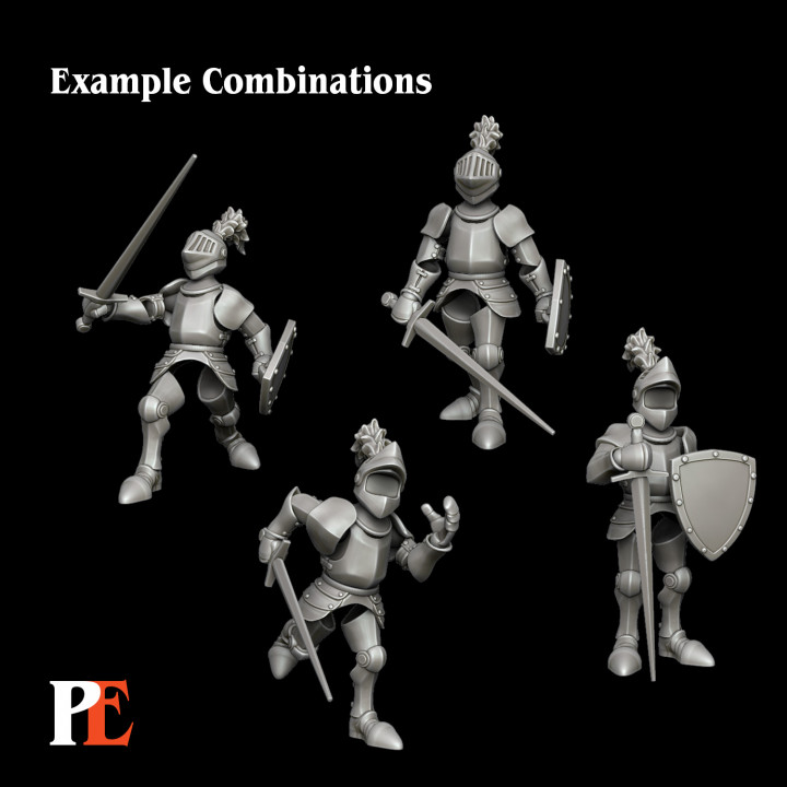 3D Printable Animated Armor Modular Kit by Printed Encounter