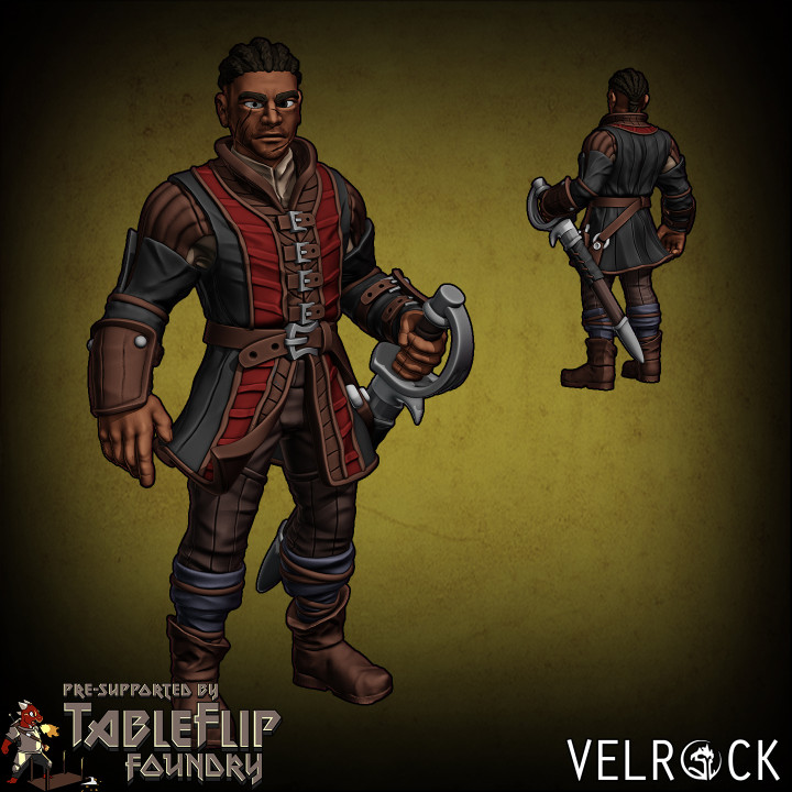 3D Printable Devil Pact Warlock, 2 Poses (PRESUPPORTED) by Velrock Art ...