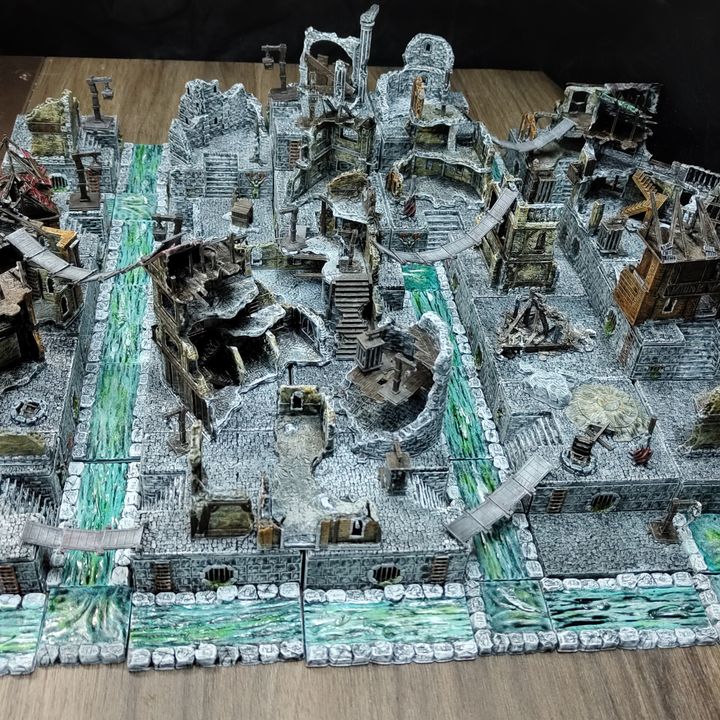 3D Printable Scatter Ruins ULTIMATE Set - Grim Dark City by Sin's ...