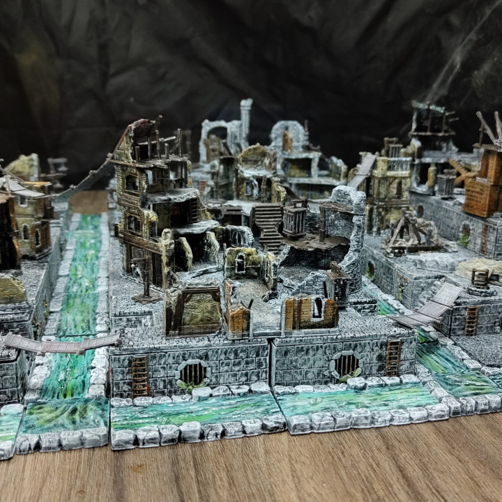 3D Printable Scatter Ruins ULTIMATE Set - Grim Dark City by Sin's ...
