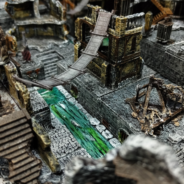 3D Printable Scatter Ruins ULTIMATE Set - Grim Dark City by Sin's ...