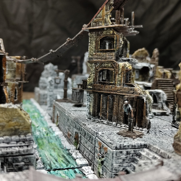 3D Printable Scatter Ruins ULTIMATE Set - Grim Dark City by Sin's ...