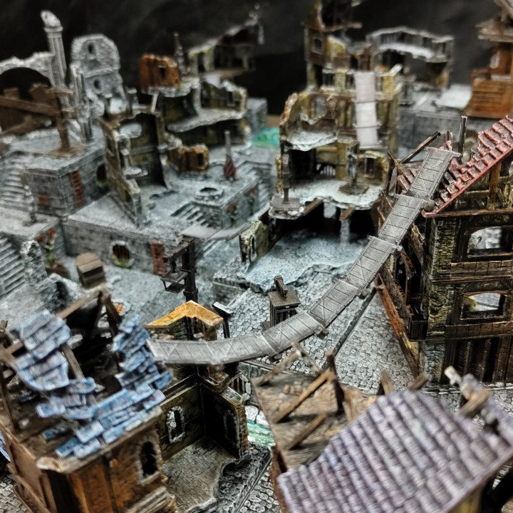 3D Printable Scatter Ruins ULTIMATE Set - Grim Dark City by Sin's ...