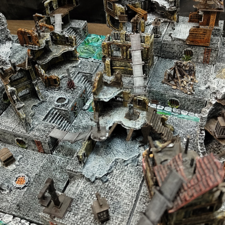 3D Printable Scatter Ruins ULTIMATE Set - Grim Dark City by Sin's ...