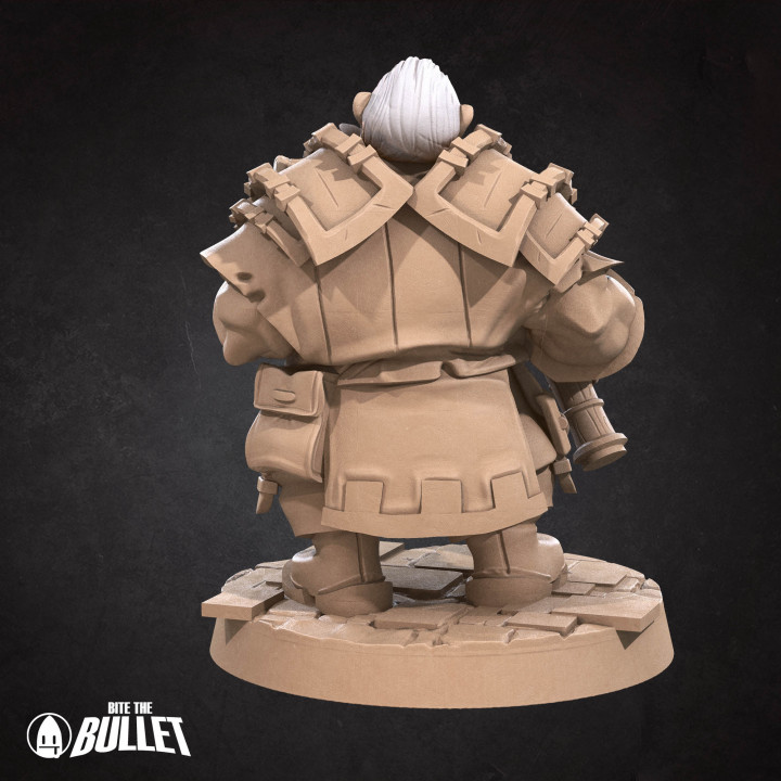3D Printable Dwarf Watchman by Bite the Bullet