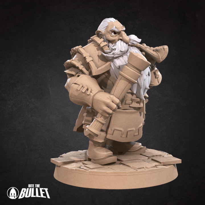 3D Printable Dwarf Watchman by Bite the Bullet