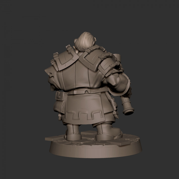 3D Printable Dwarf Watchman by Bite the Bullet