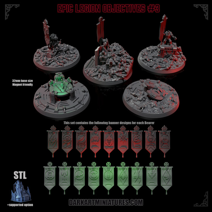 Descargar Epic Legion Objective Tokens (bundle) de Klaus Teschner