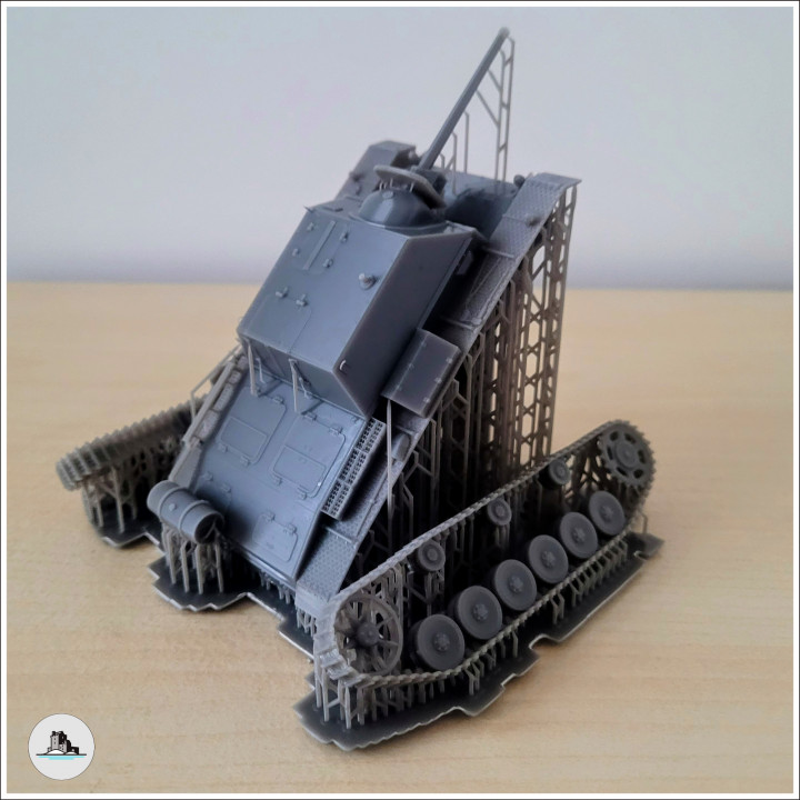 3D Printable Su-76i 76mm SPG - Soviet army WW2 Second World East front ...