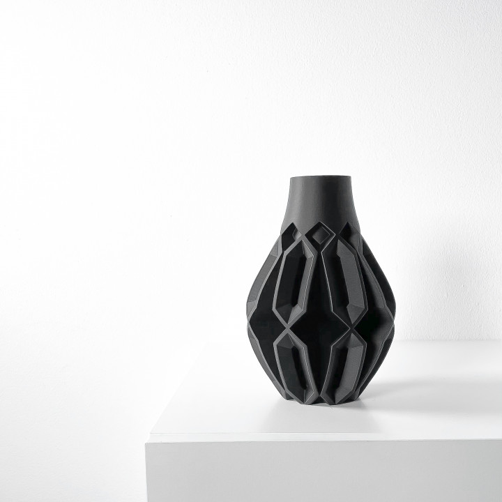 3D Printable The Vesperi Vase, Modern and Unique Home Decor for Dried ...