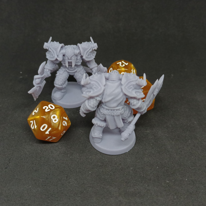 3D Printable Special Patron Commission - Old Orc Warrior by Imagine Minis