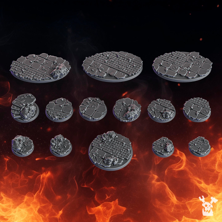 3D Printable Pactum Aeternum Bases Set by dakkadakka.store