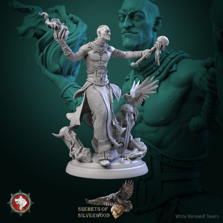 3D Printable Chernobog cultists set 6 miniatures 32mm pre-supported by ...