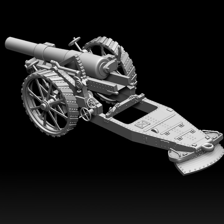3D Printable British soldiers ARTILLERY ww2 and Howitzer Mark VI UK by ...