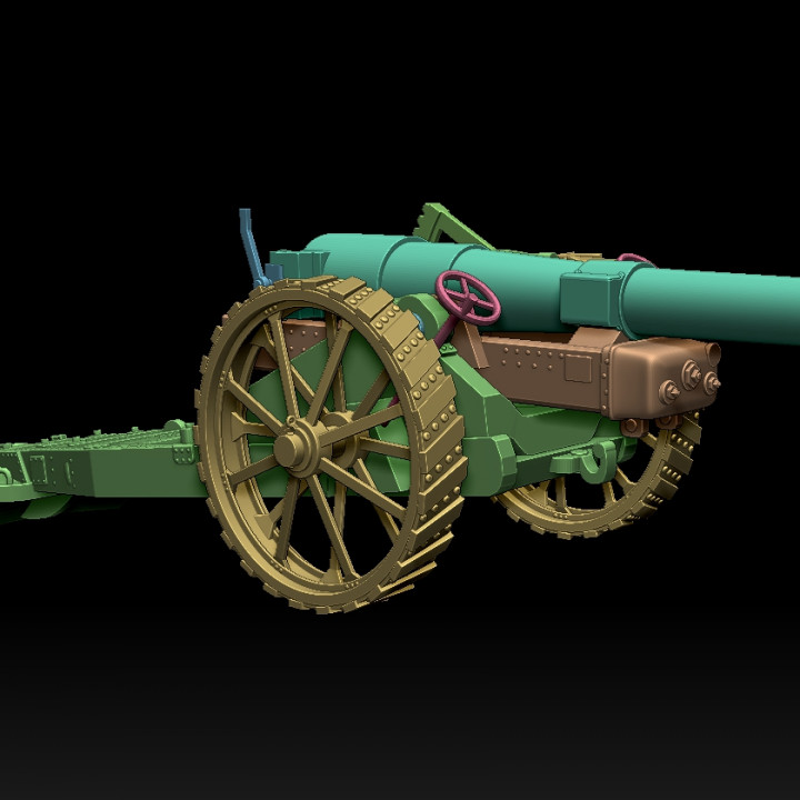 3D Printable British soldiers ARTILLERY ww2 and Howitzer Mark VI UK by ...