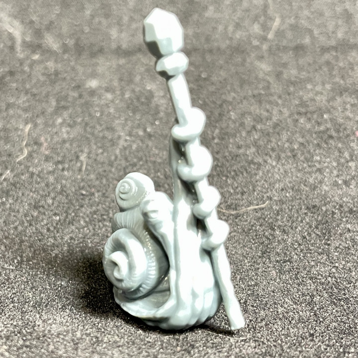 3D Printable Snail Mage by Gooey Cube (tm) by Harry's 3d Sculpting
