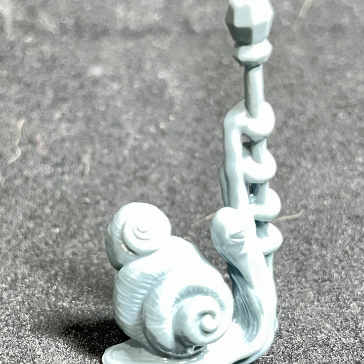 3D Printable Snail Mage by Gooey Cube (tm) by Harry's 3d Sculpting