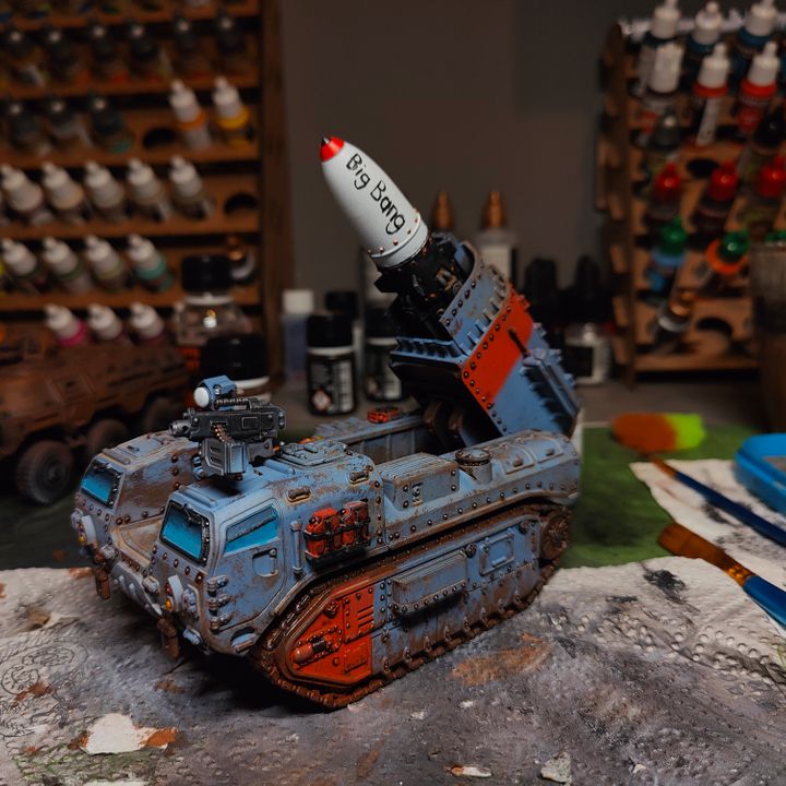 3D Print of Hades Tactical Missile Carrier (Presupported) by raphaelmathies